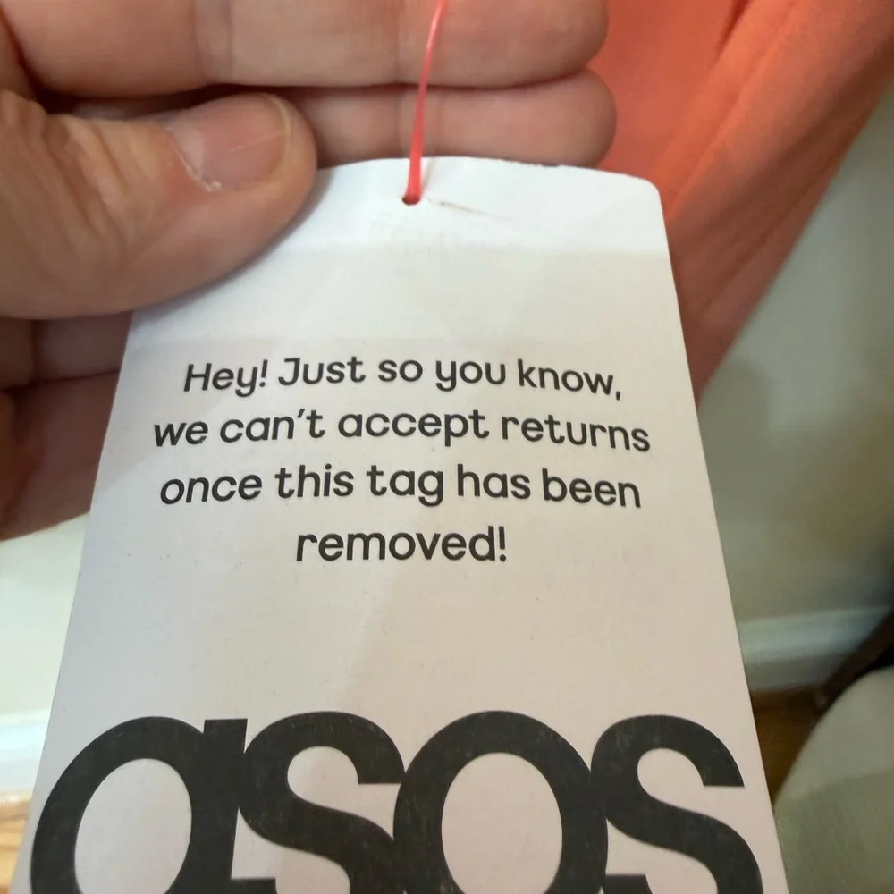 ASOS | Pants & Jumpsuits | Nwt Asos 8 Coral Wide Leg Pants High Waist ...